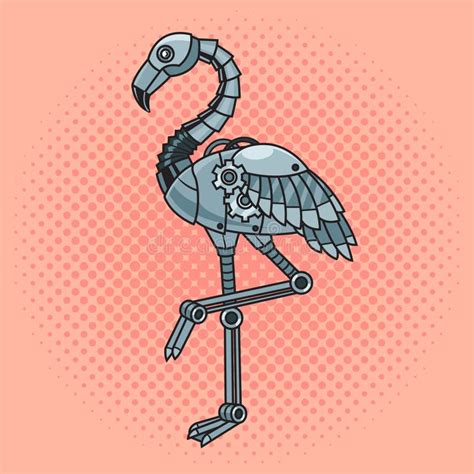 机械火明戈流行艺术矢量图插图 向量例证 插画 包括有 方式 双翼飞机 五颜六色 美妙 齿轮 对象 277615230