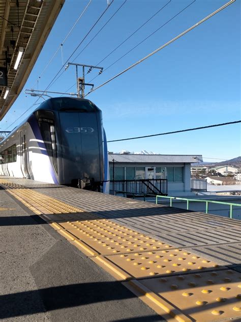 Jr東日本e353系電車 あずさ 韮崎駅 鉄道フォト・写真 By Ysharさん レイルラボraillab