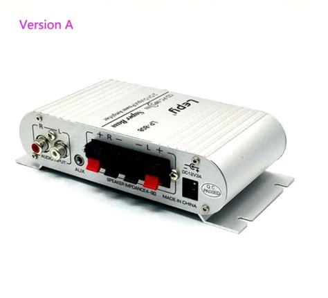 Lp 808 Lepy Mini Car Power Amplifier Digital Player Hi Fi Stereo Cd Mp3