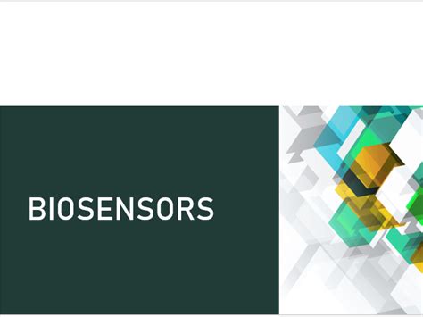 Biosensors Teaching Resources