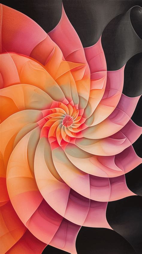 Fibonacci Sequence Art By Rmidjourney