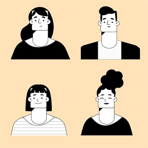 Premium Vector Flat Character Avatar