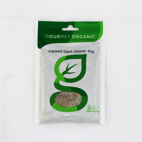 Pepper Black Cracked Gourmet Organics