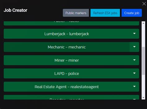 Script Job Creator 112 Vag Premium Fivem Scripts Fivem Mods