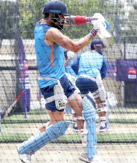 T20 World Cup Scary Kohli Gets Hit In The Nets Rediff Cricket