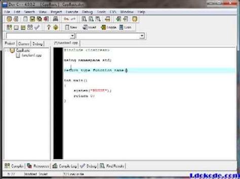 C Function Tutorial Function Without Return Type How Use Arguments YouTube