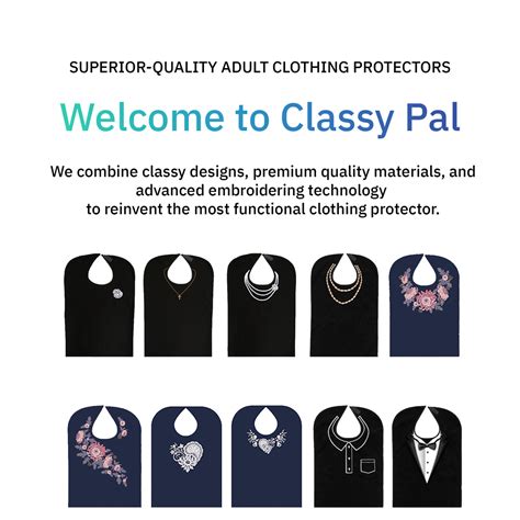 Classy Pal Stylish Adult Bibs And Clothing Protectors For Seniors