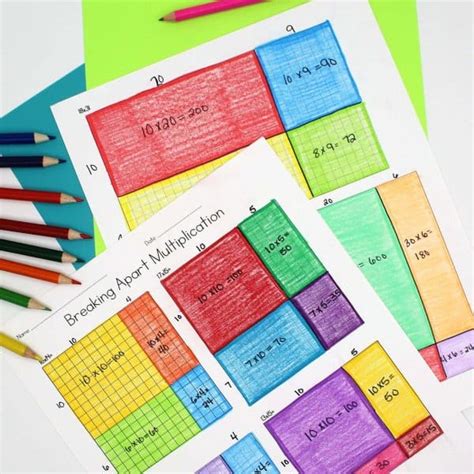 Multiplying With Area Models And Partial Product