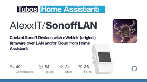 SonoffLAN Easily Integrate Sonoff Wifi Modules Haade Fr