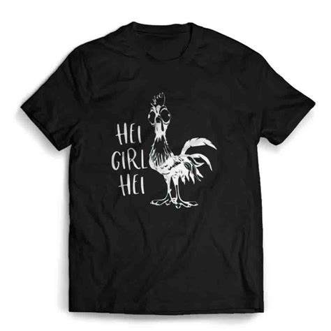 Hei Girl Hei Moana Chicken Character Mens T Shirt