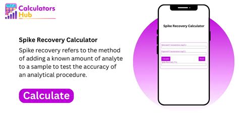 Spike Recovery Calculator Online
