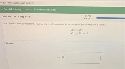 solved com portal lesson lesson certify save and exit