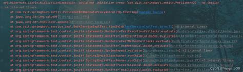Jpa：orghibernatelazyinitializationexception Could Not Initialize Proxy 异常处理jpa Getbyid报错 Csdn博客