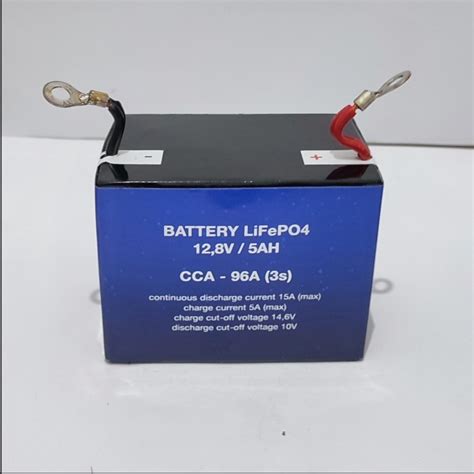 Jual Aki Accu Lithium LiFePo4 Sepeda Motor 12V 5AH Dengan BMS Bisa STARTER Shopee Indonesia