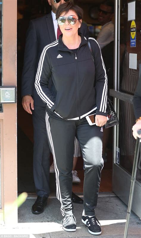 Kris Jenner Wears Adidas Tracksuit As She Steps Out With Mom Mary Jo