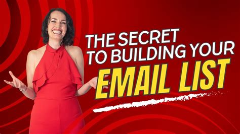 Secrets To Building Your EMAIL LIST And Selling To Your Customers YouTube