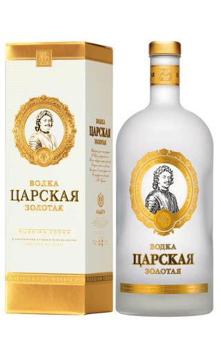 Водка Царская Золотая цена 1,75 л в коробке 2642 руб., купить Царская ...