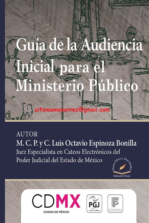 Libros En Derecho Guia De La Audiencia Inicial Para El Ministerio Publico
