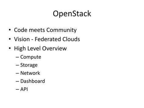 Openstack For Vmware Admins Ppt