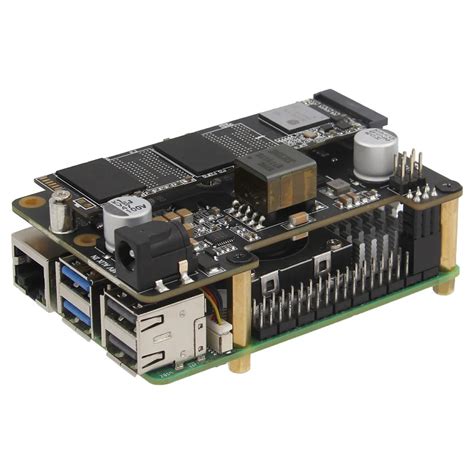 geekworm x1012 pcie to nvme poe shield for raspberry pi 5