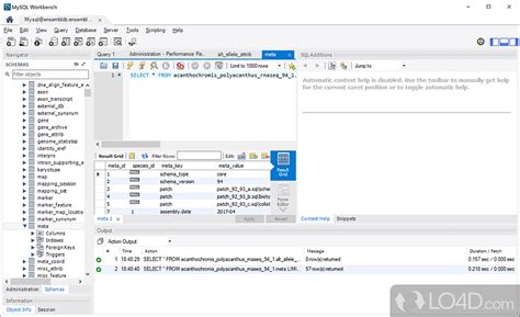 Mysql Workbench Screenshots