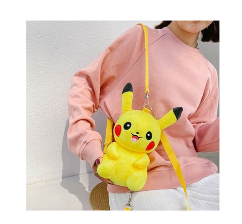 Cute Pokemon Pikachu Plush Backpack Juhi