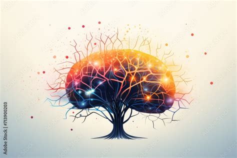 Neuronal Network Neurons Brain Synapses Connections To Peripheral