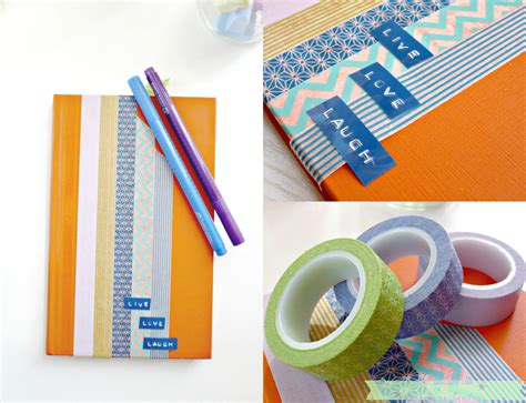 Decora una libreta con washitape El rincón de las cosas bonitas
