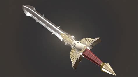 Claymore Sword V1 Free 3D Model Obj Stl Free3D