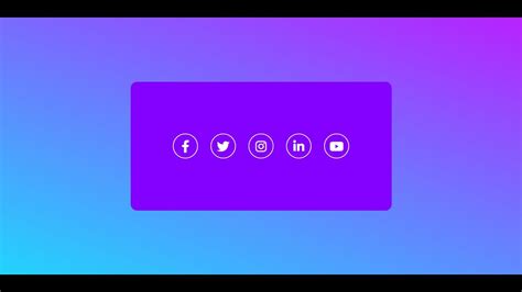 Html And Css Kullanarak Sosyal Medya Button Yapımı Youtube