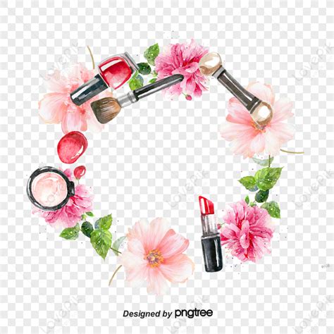 수채화 일러스트 화장품줄무늬윤곽클립 아트 Png 일러스트 무료 다운로드 Lovepik