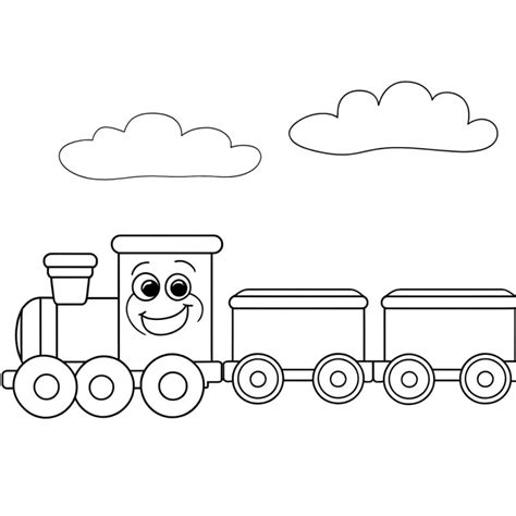 장난감 기차 색칠공부 도안 무료 네이버 블로그