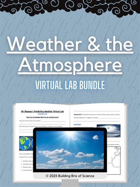 Introduction To Weather Virtual Lab Activity Interactive Simulation Bundle