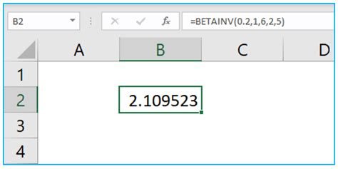 How To Use Betainv Function In Excel