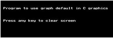 Cleardevice Function Of Graphics H In C