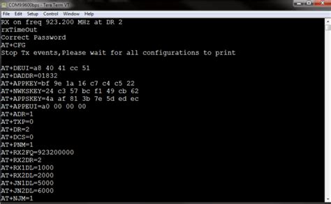 configuration commands for dragino nodes