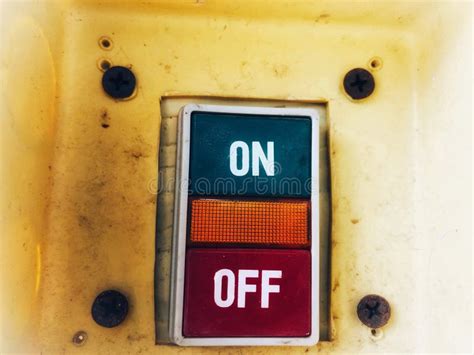 Turn On Or Turn Off The Power Saving Mode Concept Stock Image Image