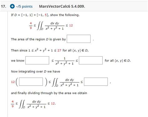 Solved 15 1 Points Marsvectorcalc6 53017 Evaluate