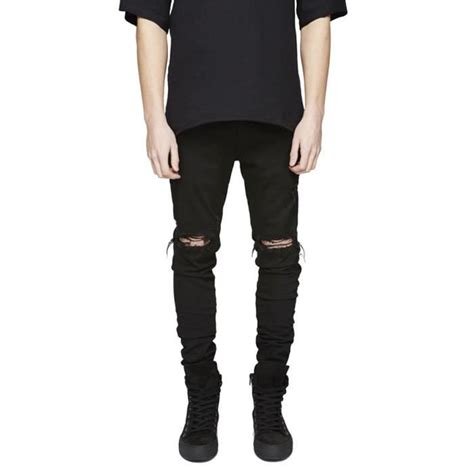 Minetom Jean Hommes Denim Jeans Coupe Slim Fit Pantalon Denim Pants En