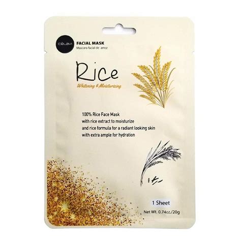 Celavi Rice Sheet Mask Isza