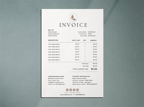 Invoice Template Google Sheets Invoice For Small Business Editable Invoice Template Simple