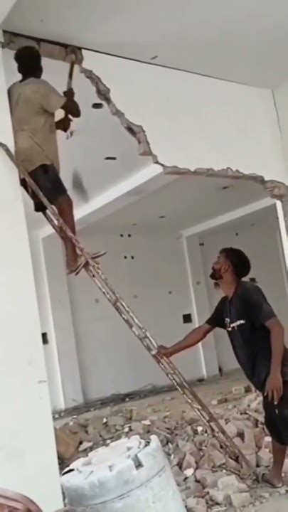 Safety First Wall Demolition Work Safely Shorts Viral