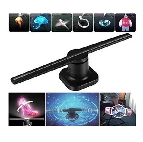 Ventilador Holográfico Led Proyector Holograma 3d Soloferta