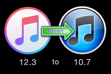 Downgrade Or Revert From Itunes To Itunes Aoxoa