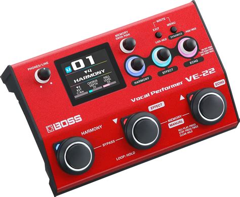 Boss Ve 22 Vocal Effects And Looper Pedal