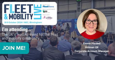 Fleetandmobilitylive Fleetmanagement Fleetevent Mobility Fleet Emma Plested