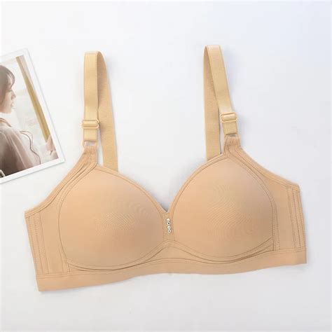 No Steel Ring Bra One Piece Seamless Sexy Gathered Small Bra Less