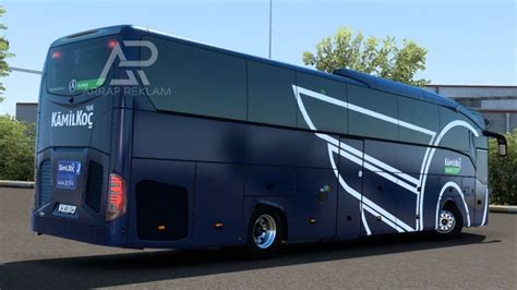 ETS2 Mercedes Benz Travego 15 16 SHD KamilKoç Tourism Skin Pack V1