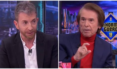 Pablo Motos se atreve con la pregunta a Raphael nunca hecha Cómo