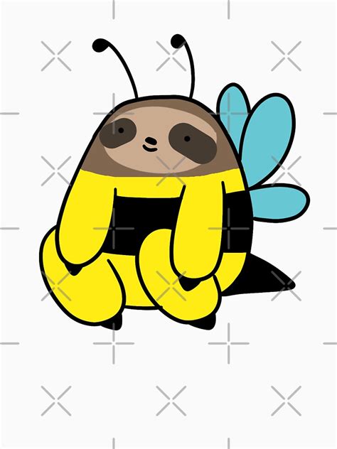 Bumblebee Sloth T Shirt For Sale By Saradaboru Redbubble Bee T